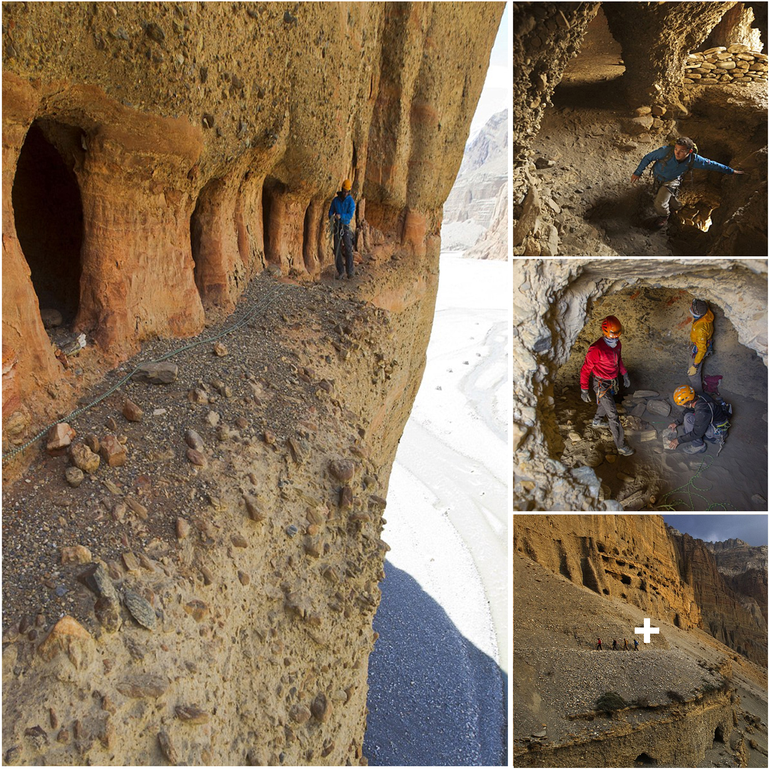 The Mystery of the 14,000-Year Old Man-made Sky Caves in Mustang Nepal ...